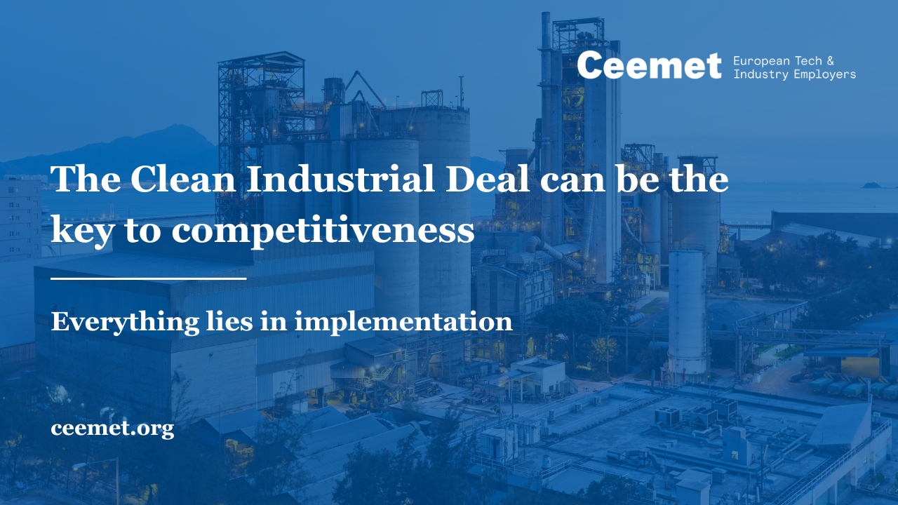The Clean Industrial Deal could be the key to competitiveness: its ...